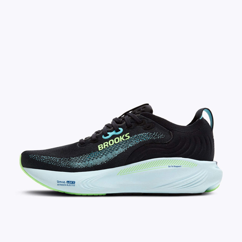 Brooks Mens Adrenaline GTS 25 Shoes in Black / Ipanema / Mint – Island ...