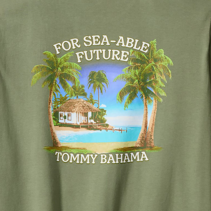 Tommy Bahama Men's Big & Tall For Sea Able Future T-Shirt in Dusty Sage ...